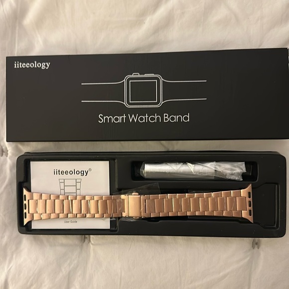iiteeology | Jewelry | Smartwatch Rose Gold Metal Band | Poshmark